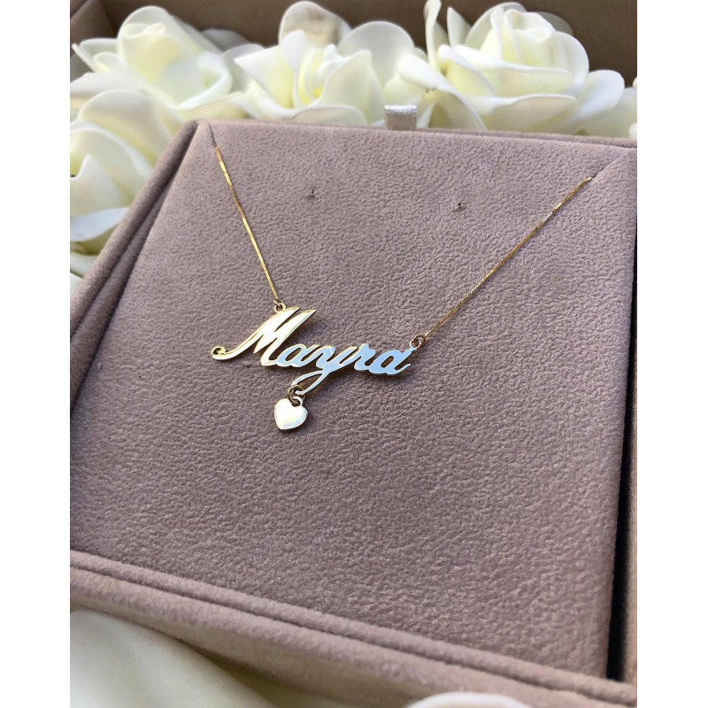 COLLANA NOME IN ORO GIALLO 18KT – Cafasso Gioielli